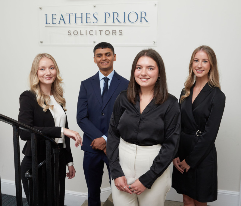 Leathes Prior excited to welcome four new Trainee Solicitors to the ...
